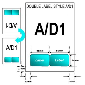 A4 Integrated Labels – Double – Rhinox